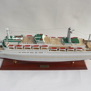 SS Rotterdam Ship Model - SS Rotterdam Cruise Ship Model - Etsy