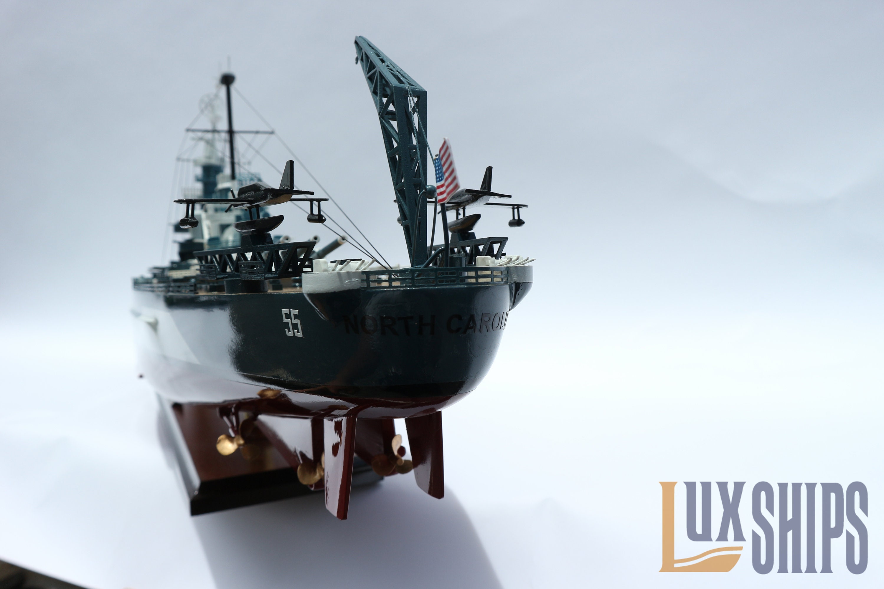 USS North Carolina Ship Model - USS North Carolina Battleship Model - Etsy