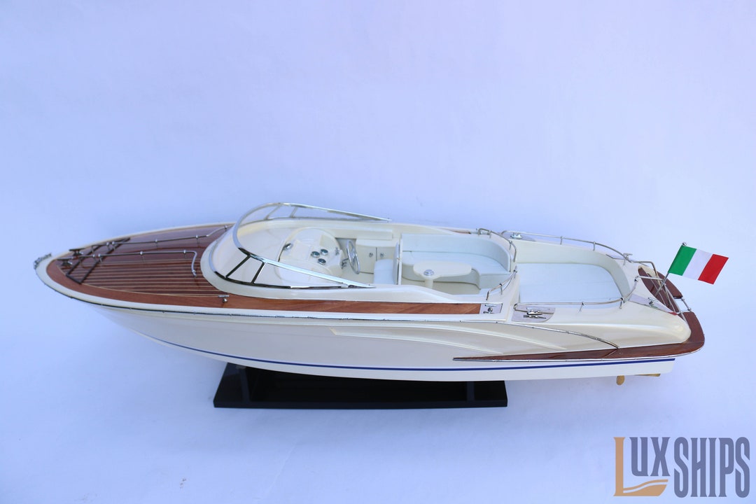 Riva Rama Ship Model 35.43" (90cm) - White Pearl - Etsy