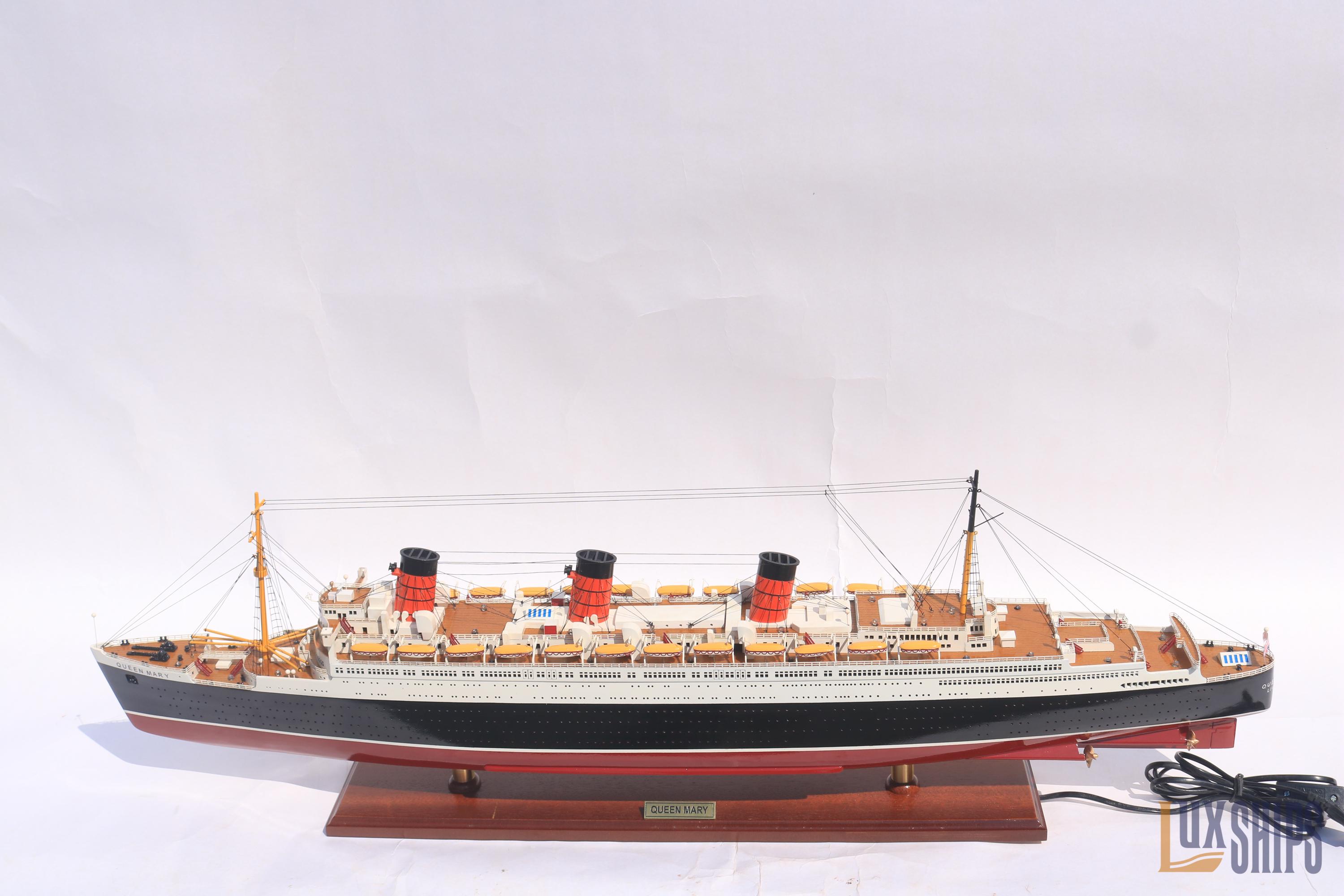 QUEEN MARY Ship Model 40" (100cm) With Lights - Etsy