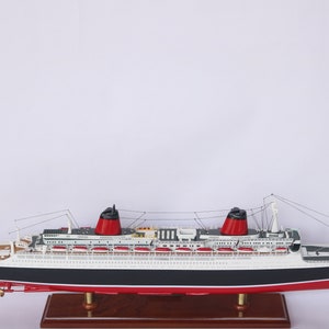 SS France Ship Model 83cm - SS France Cruise Ship Model - Etsy