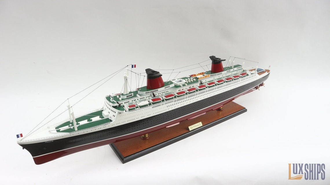 SS France Ship Model 40" - SS France Cruise Ship Model - Etsy