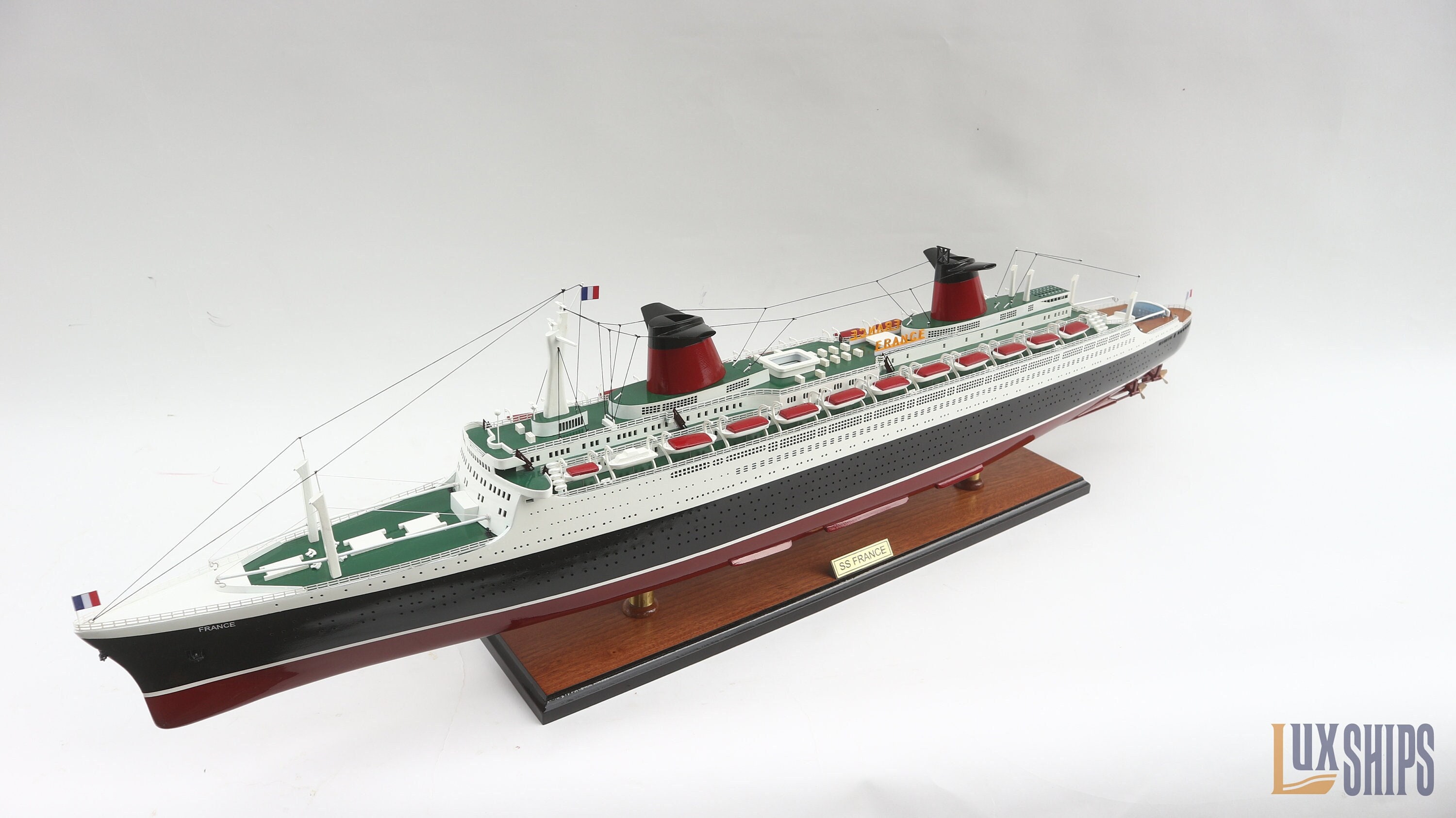 SS France Ship Model 40 SS France Cruise Ship Model - Etsy