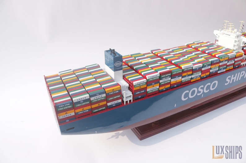 Cosco Container Ship Model 39" - Cosco Model Ship - Personalization ...