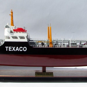 TEXACO OSLO Model Ship - Etsy