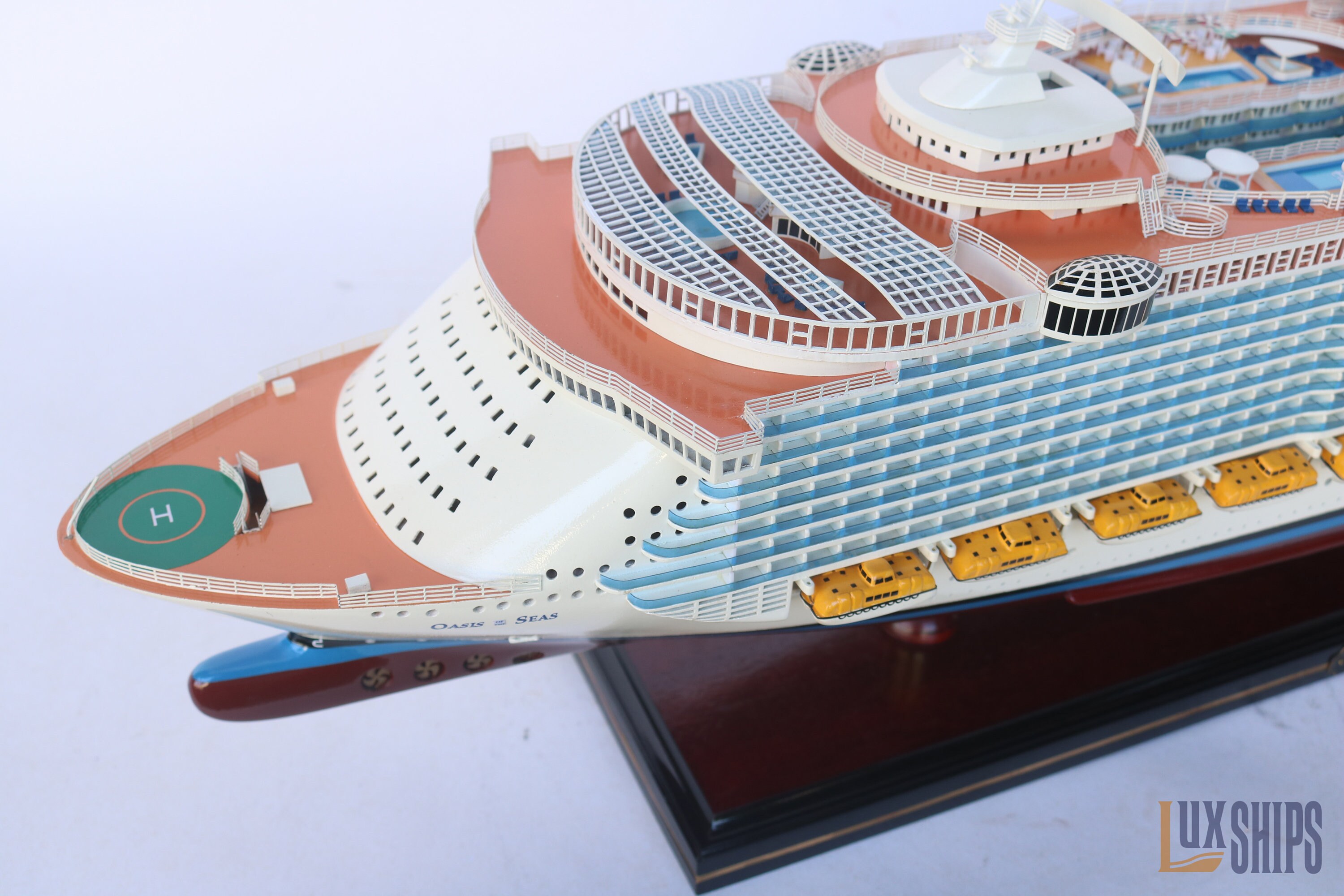 MS Oasis of the Seas Ship Model, Royal Caribbean Model Ship - Etsy
