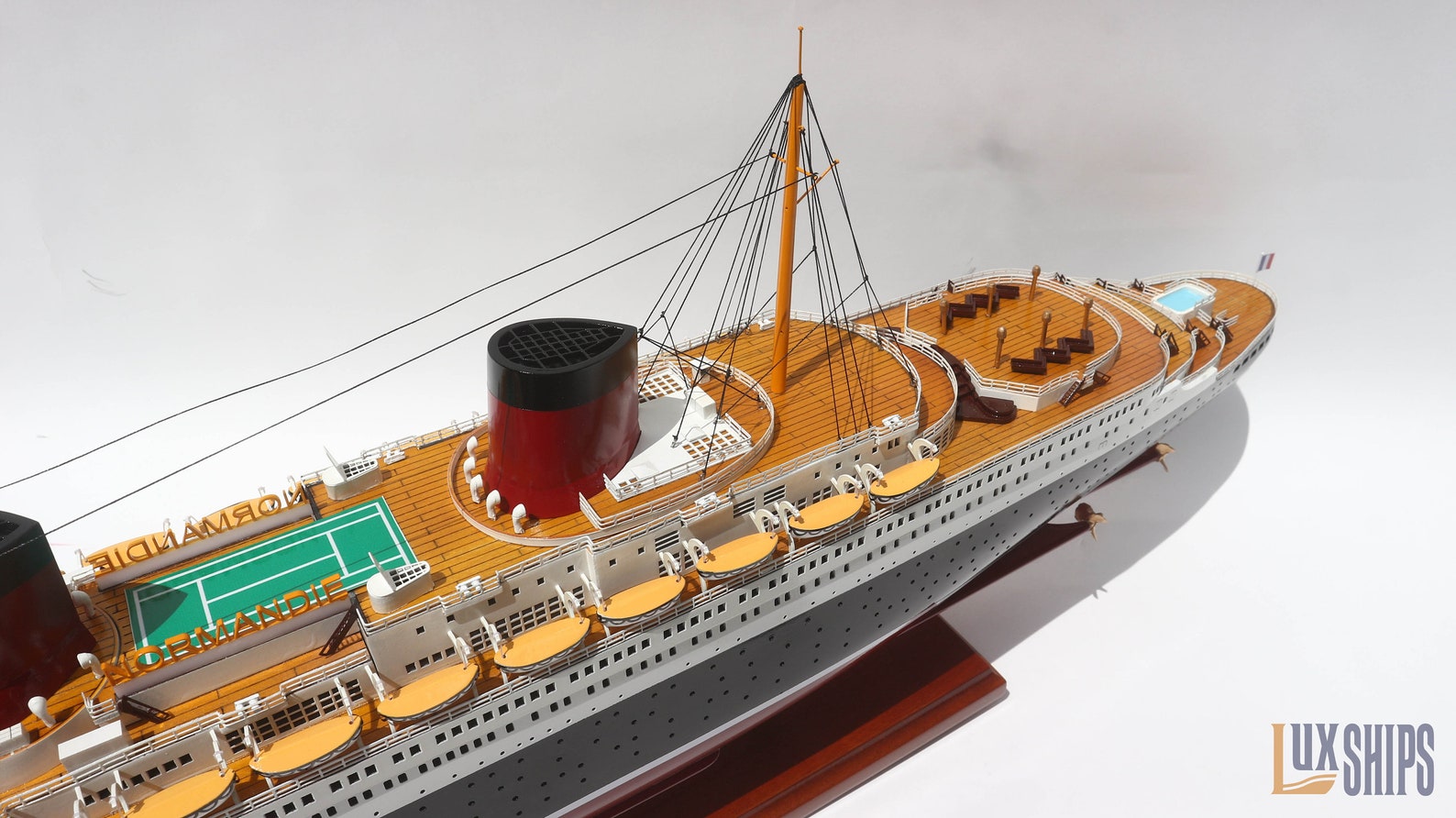 SS Normandie Ship Model 40" - SS Normandie Model Ship - Etsy