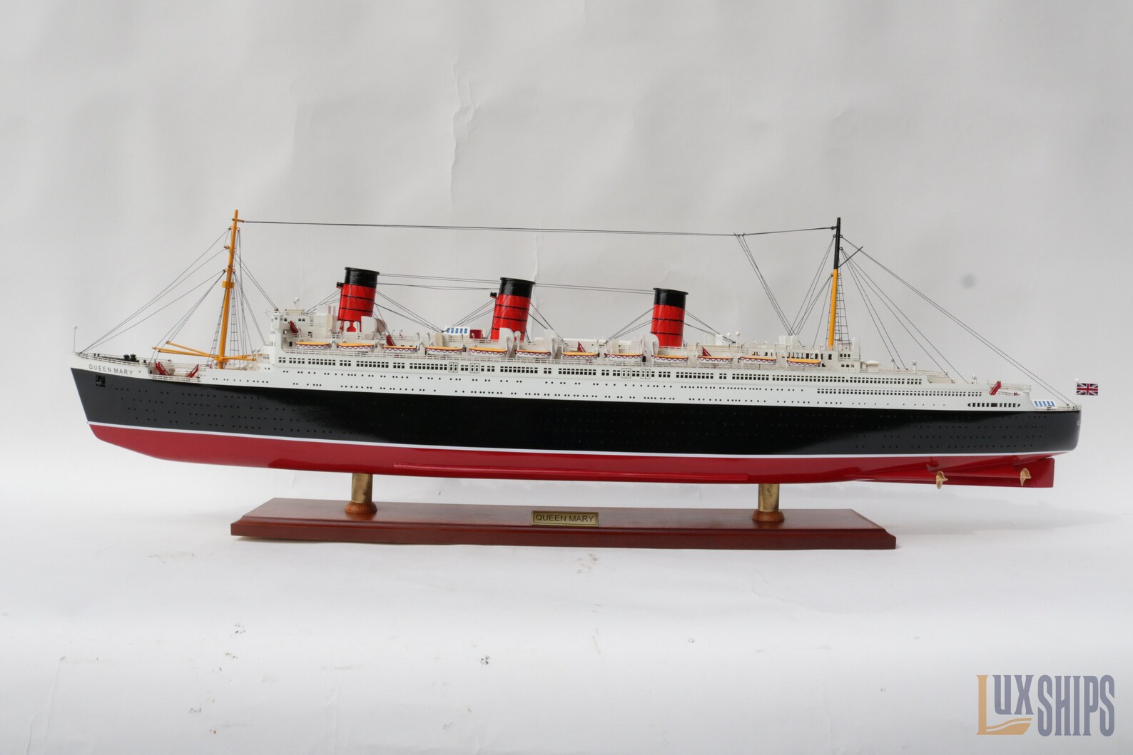RMS Queen Mary Ship Model - RMS Queen Mary Wood Ship Model - Etsy