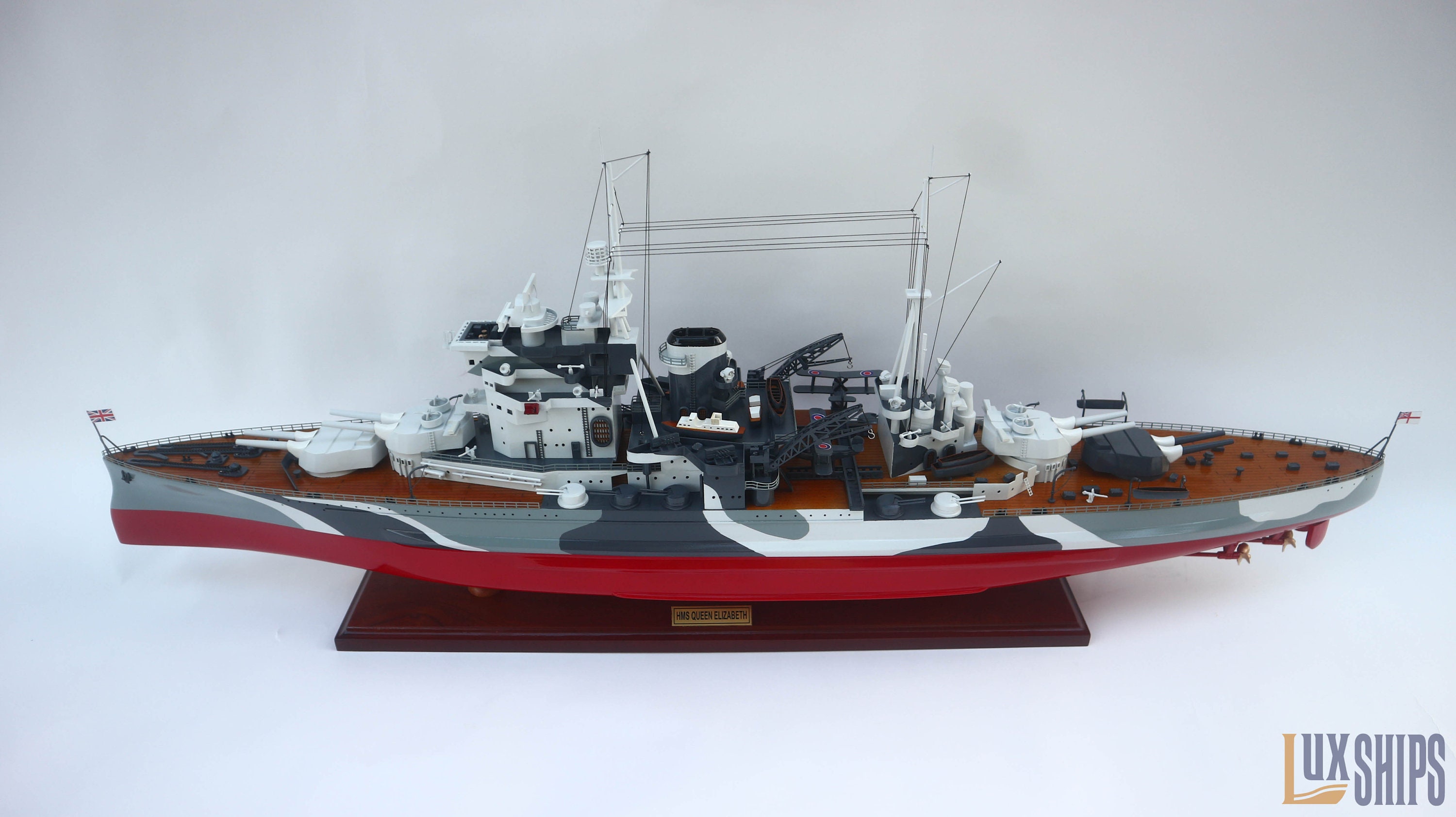 HMS Queen Elizabeth Ship Model HMS Queen Elizabeth Battleship Model - Etsy