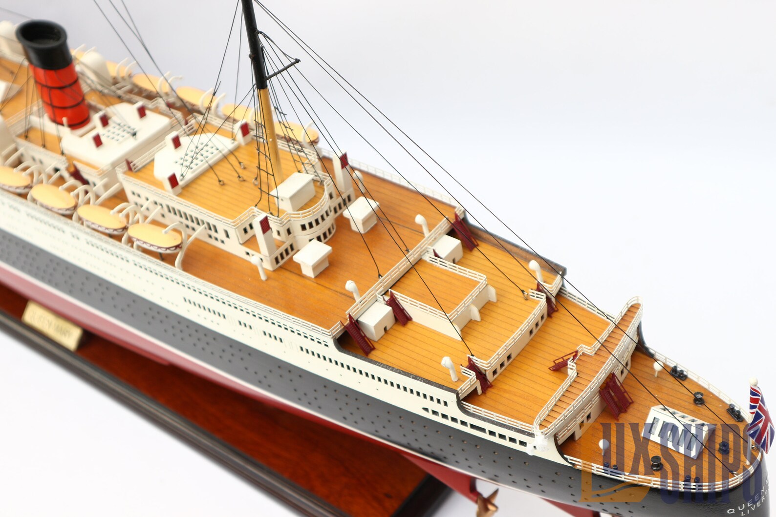 RMS Queen Mary Ship Model RMS Queen Mary Wood Ship Model - Etsy