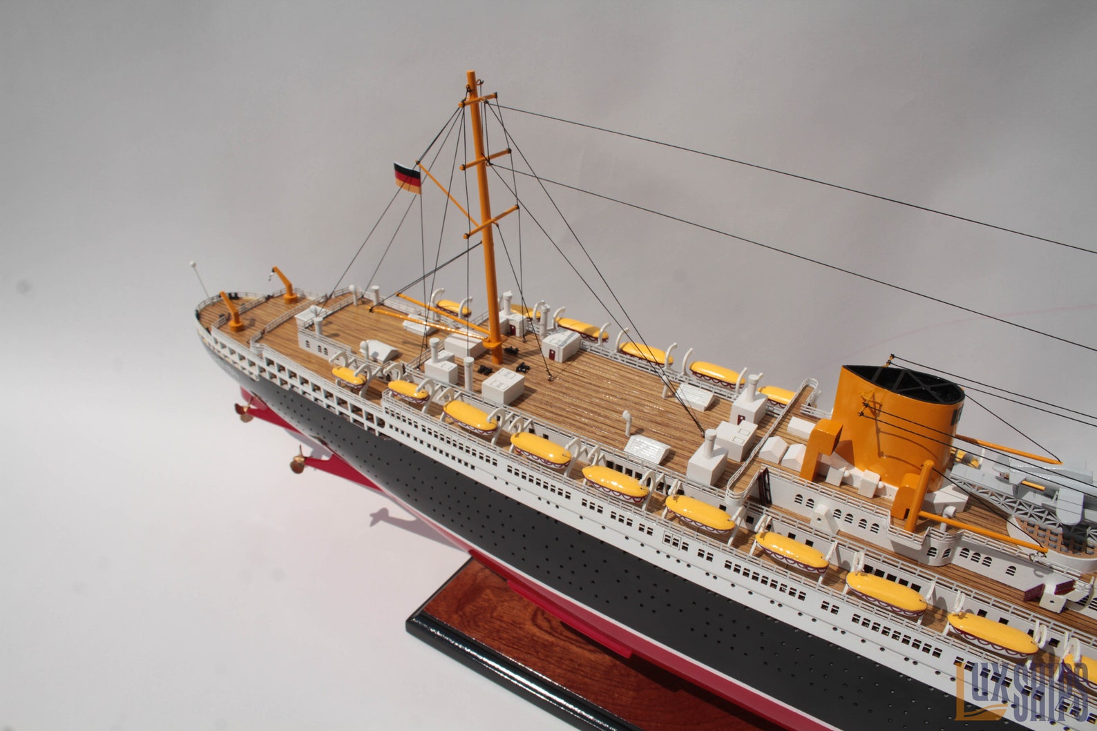 SS Bremen Ship Model SS Bremen Model Ship SS Bremen Wooden Ship Model ...