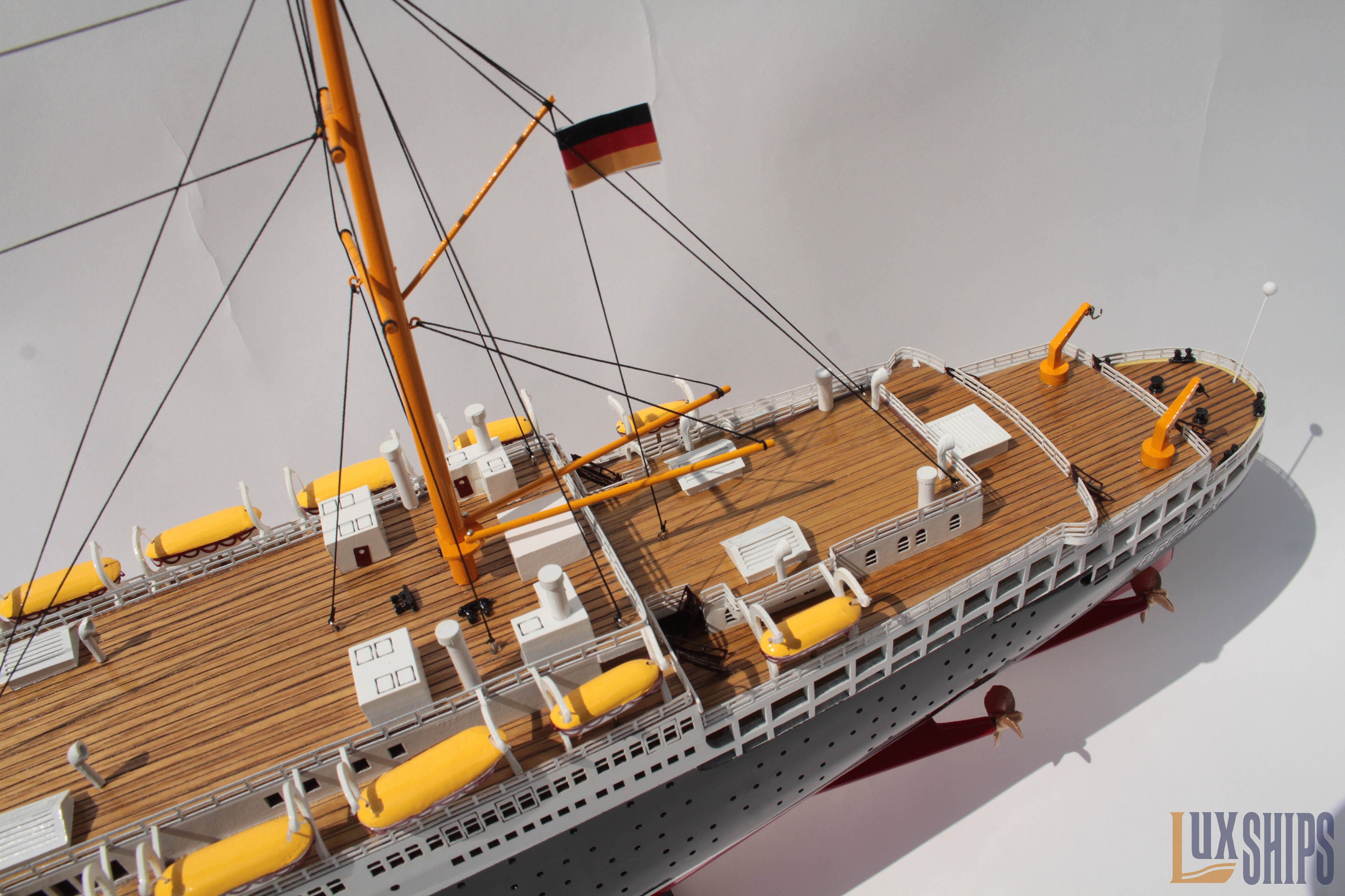 SS Bremen Ship Model SS Bremen Model Ship SS Bremen Wooden Ship Model ...