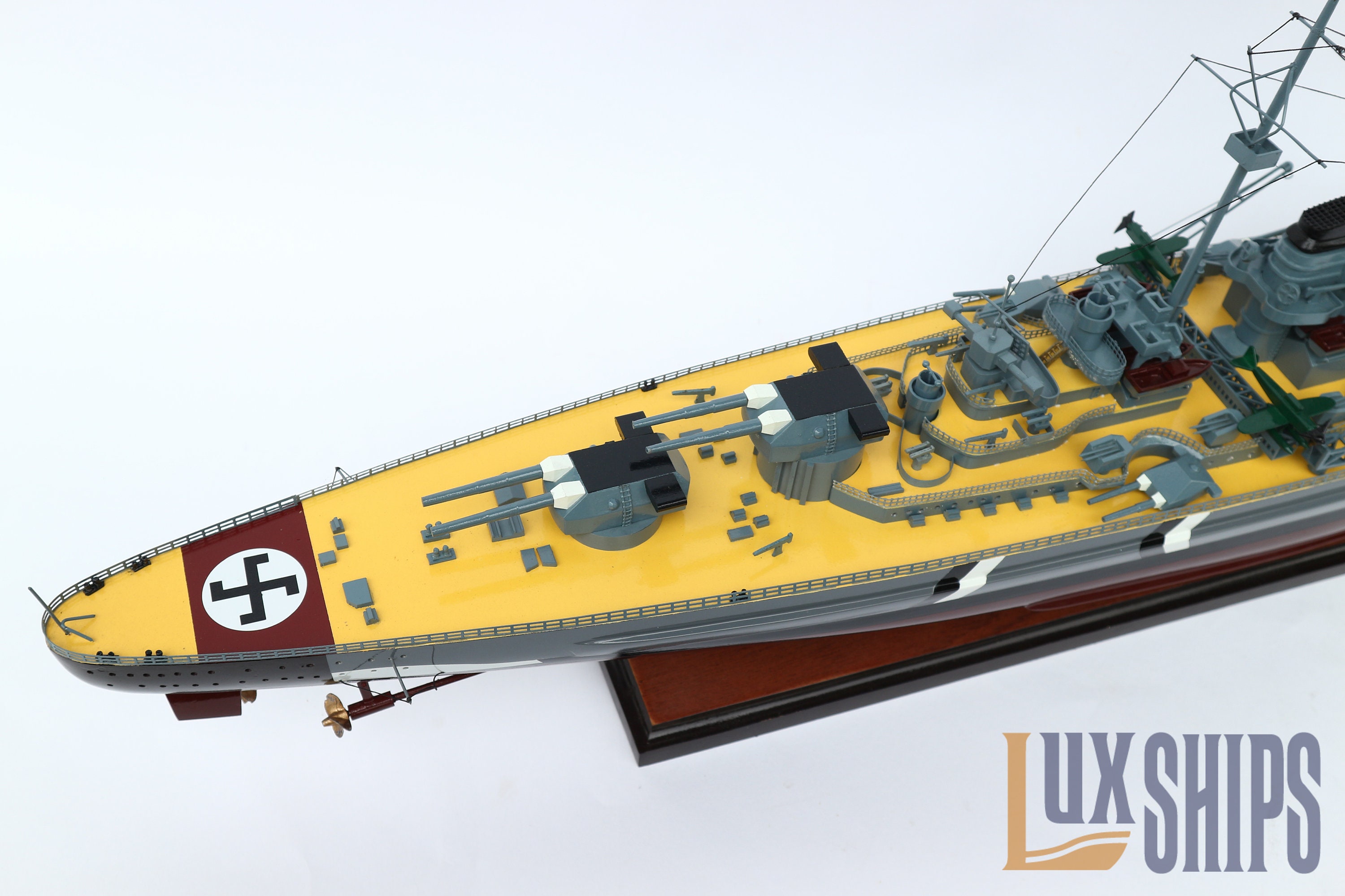 Bismarck Ship Model Bismarck Wooden Ship Model - Etsy