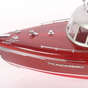 Hacker Craft Thunderbird Model Ship, Wooden Ship Model is for Sale - Etsy