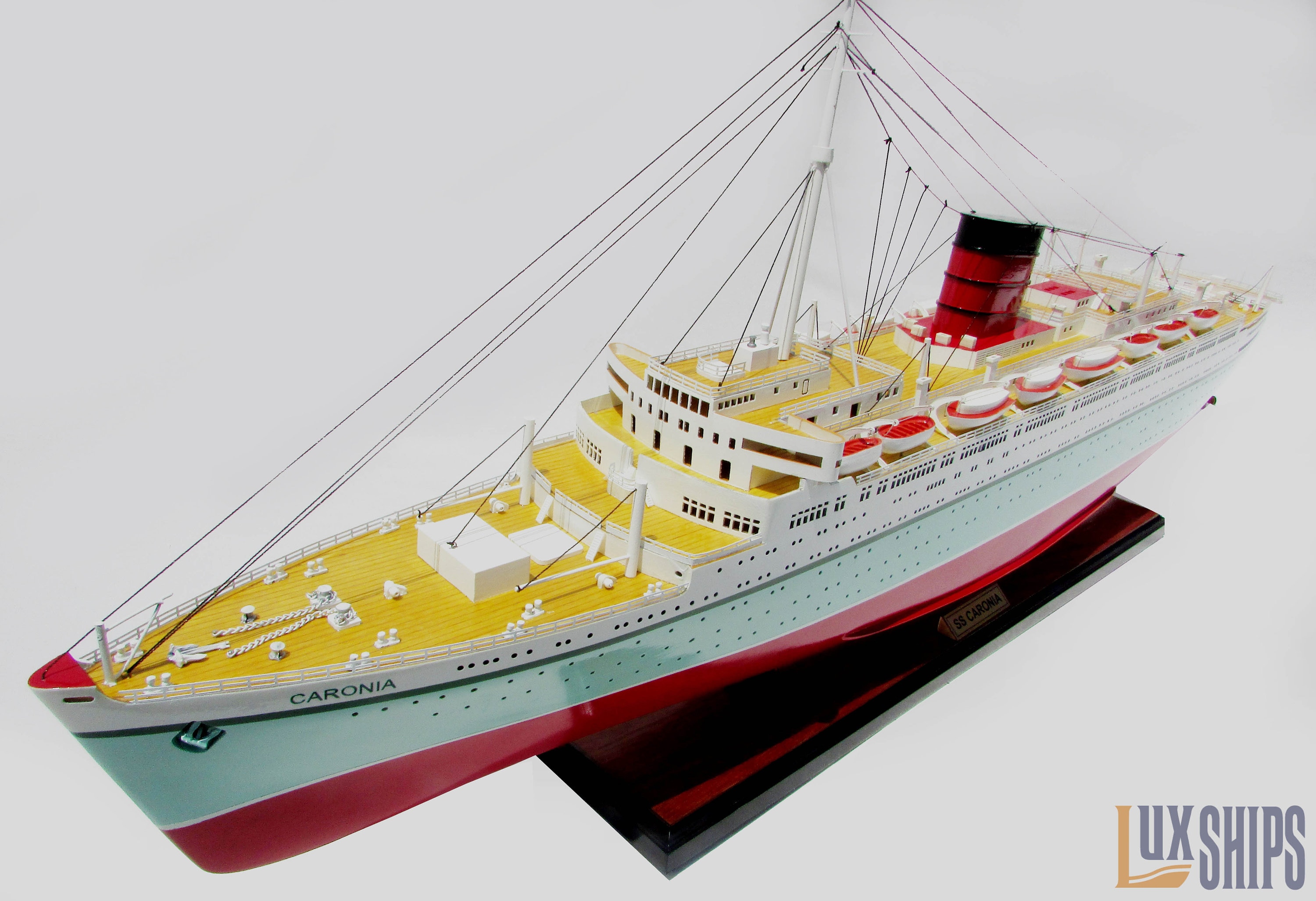 RMS Caronia Ship Model RMS Caronia Wood Ship Model - Etsy
