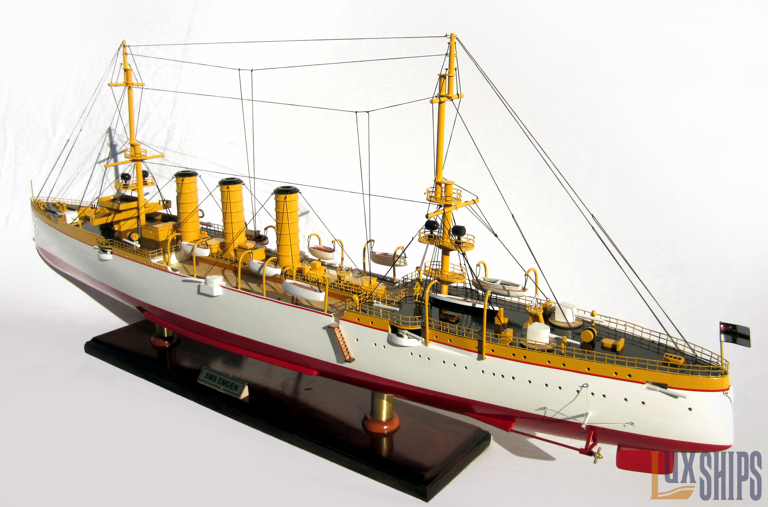 SMS Emden Ship Model SMS Emden Model Ship - Etsy
