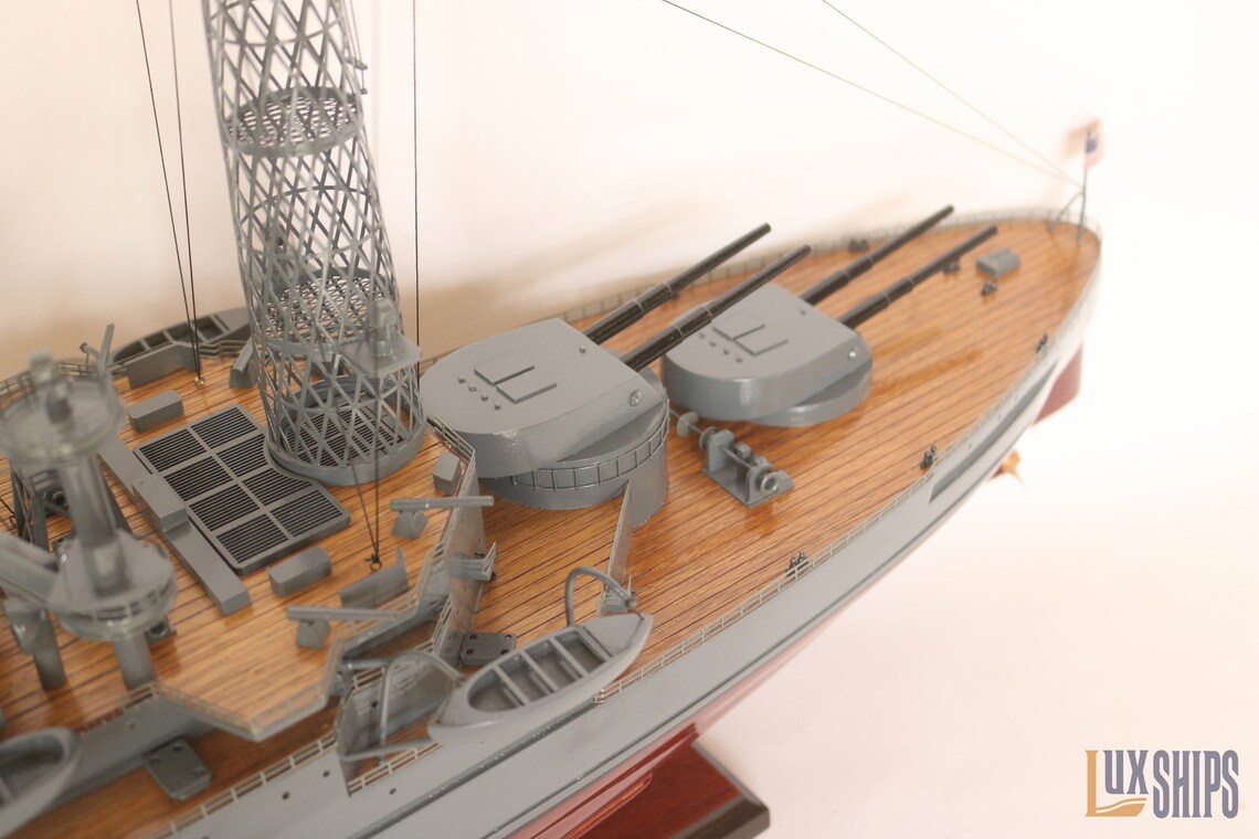 USS South CAROLINA BB-26 Ship Model, Wooden Ship Model for Sale - Etsy