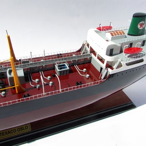 TEXACO OSLO Model Ship - Etsy