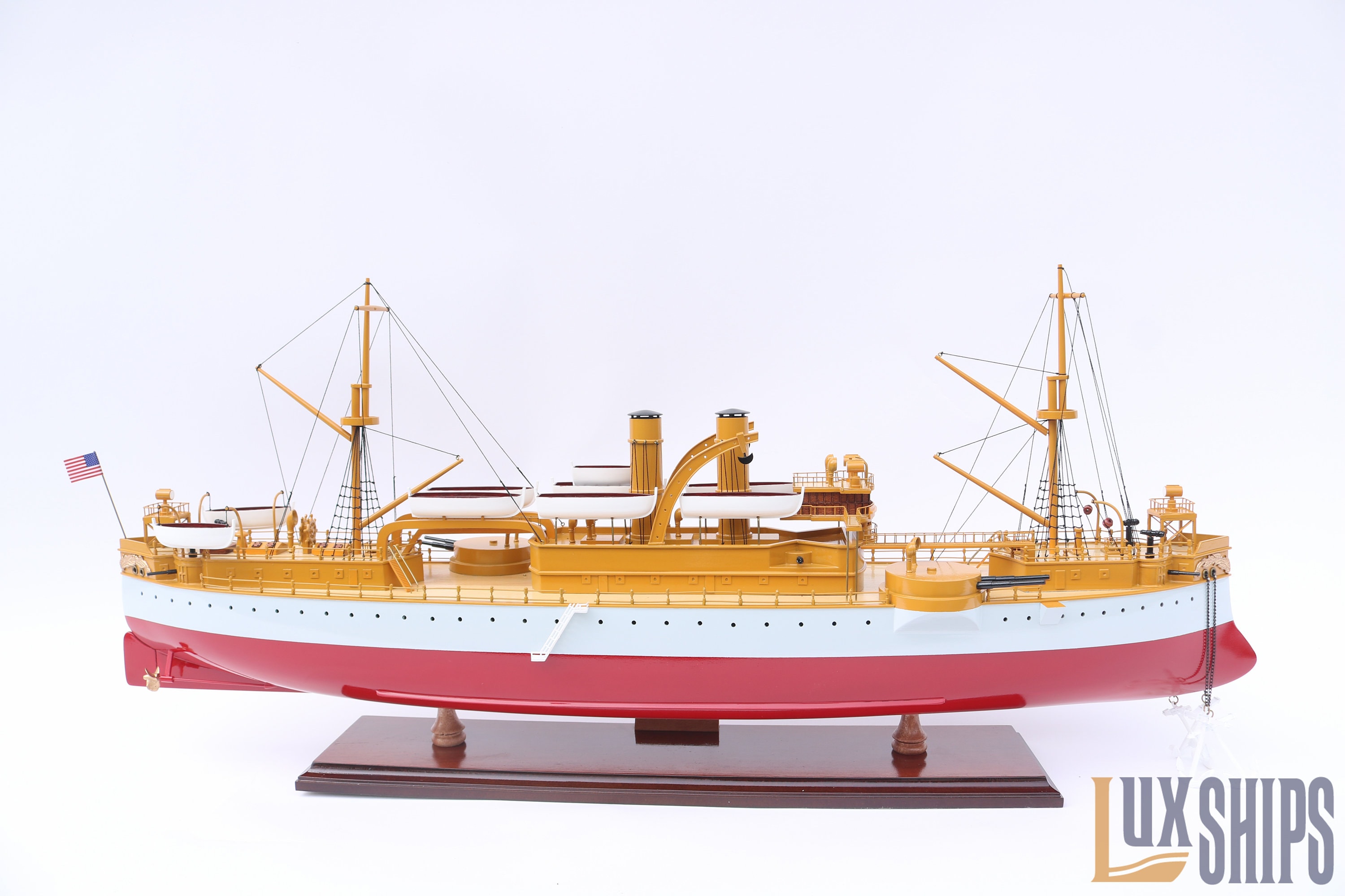 USS MAINE ACR-1 Model Ship - Etsy