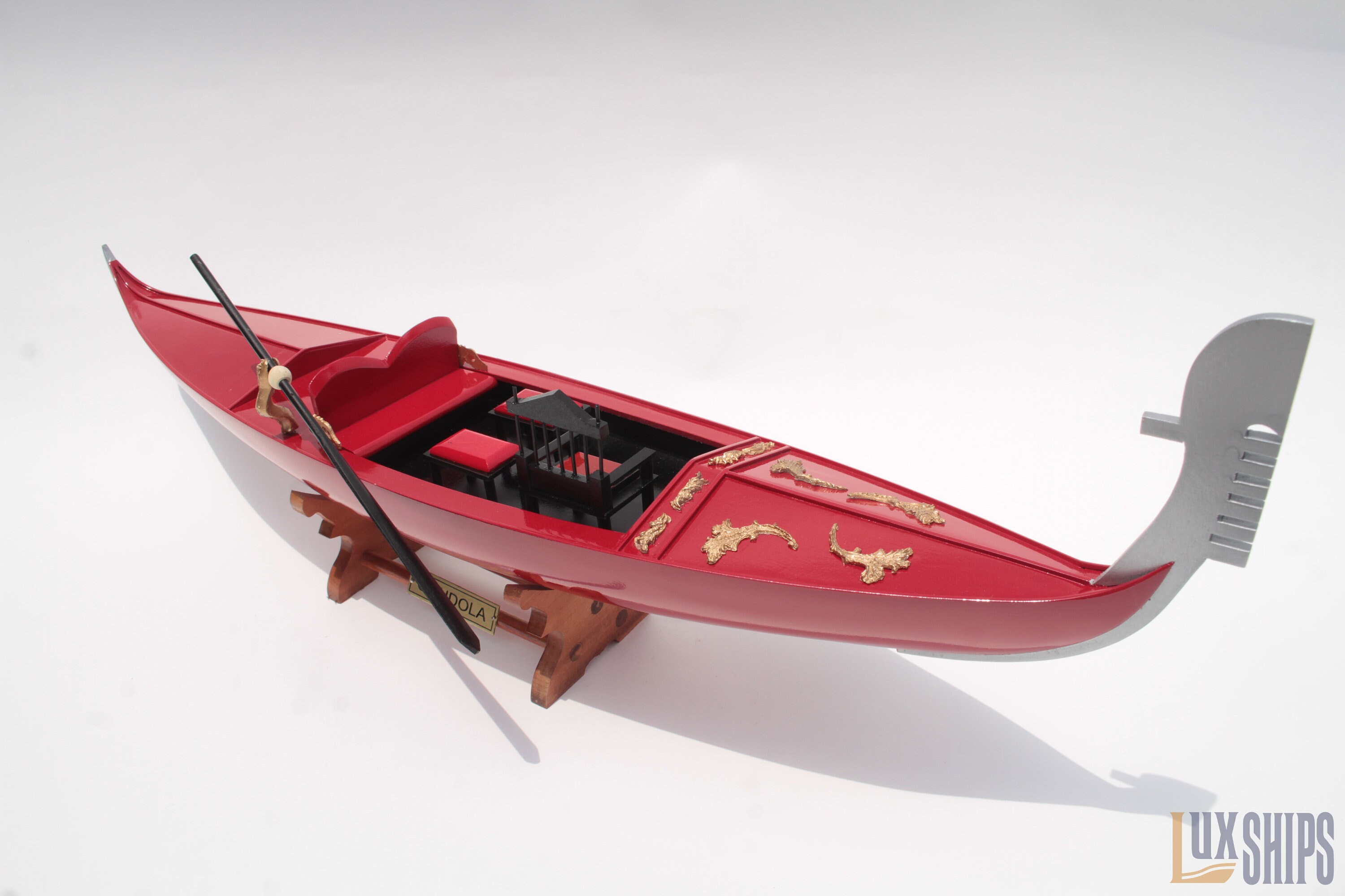 Gondola Wooden Ship Model Gondola Model Ships Gondola Redd - Etsy