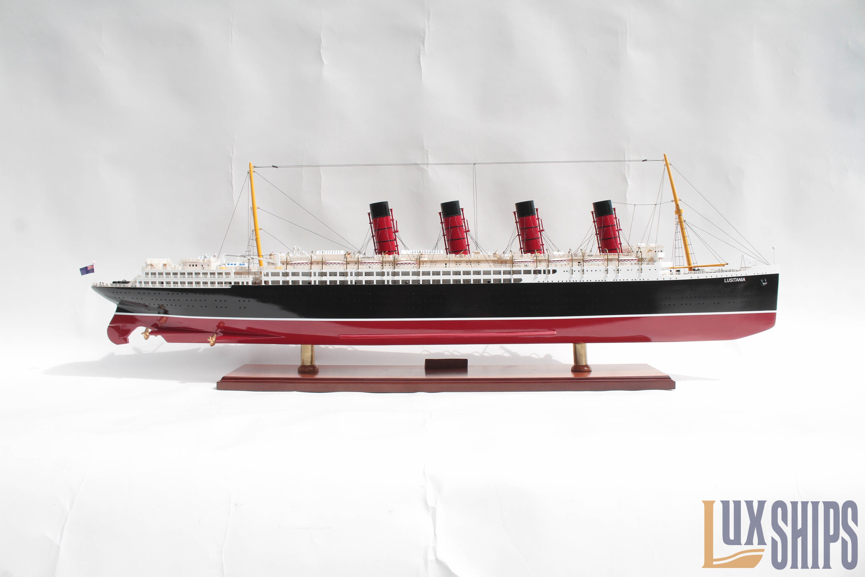 RMS Lusitania Model Ship - Etsy UK