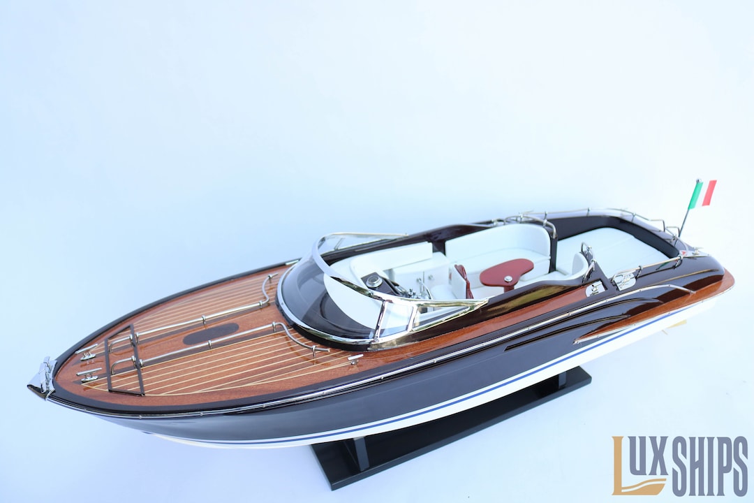 Riva Rama Ship Model 25.6" (65cm) - Painted Dark Purple - Etsy