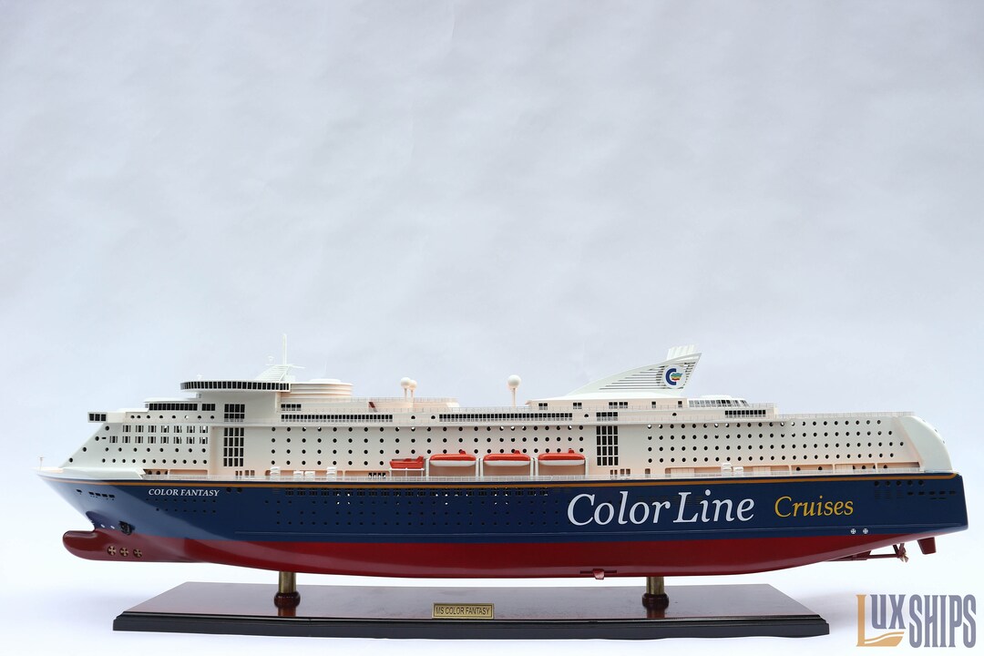 MS Color Fantasy Ship Model - MS Color Fantasy Cruise Model Ship - Etsy