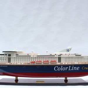 MS Color Fantasy Ship Model - MS Color Fantasy Cruise Model Ship - Etsy