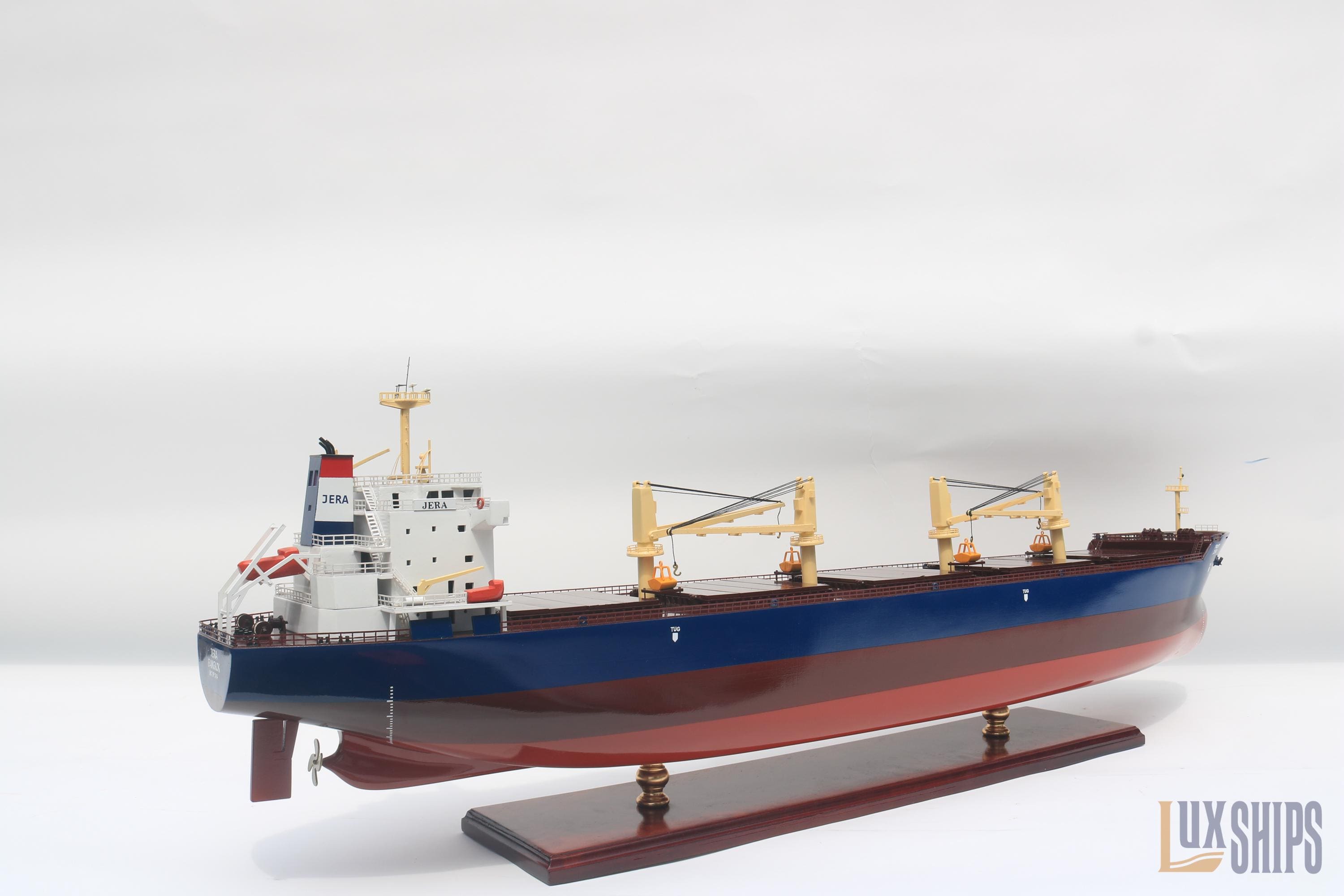 102cm Jera Bangkok Bulk Carrier Model – Handmade Wood Ship – Marine ...