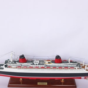 SS France Ship Model 83cm - SS France Cruise Ship Model - Etsy