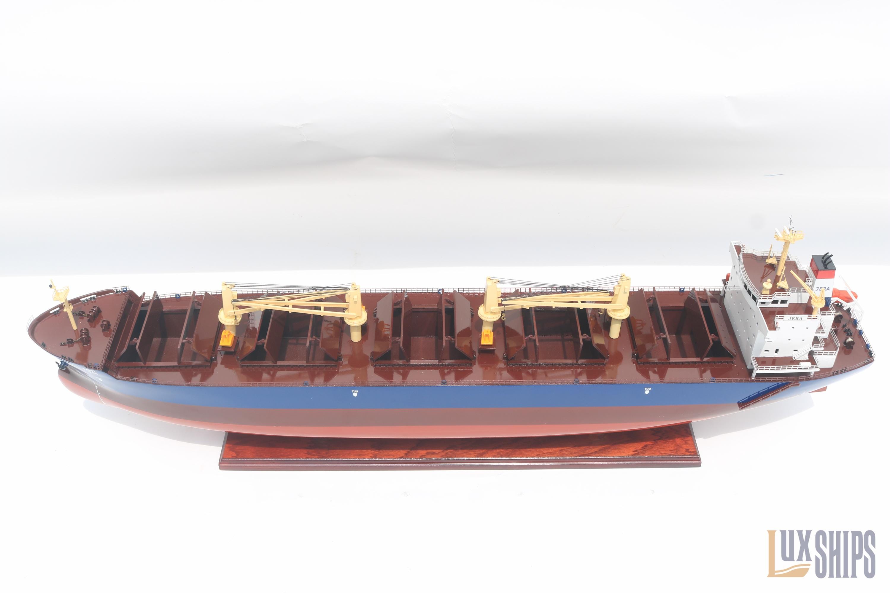 102cm Jera Bangkok Bulk Carrier Model – Handmade Wood Ship – Marine ...