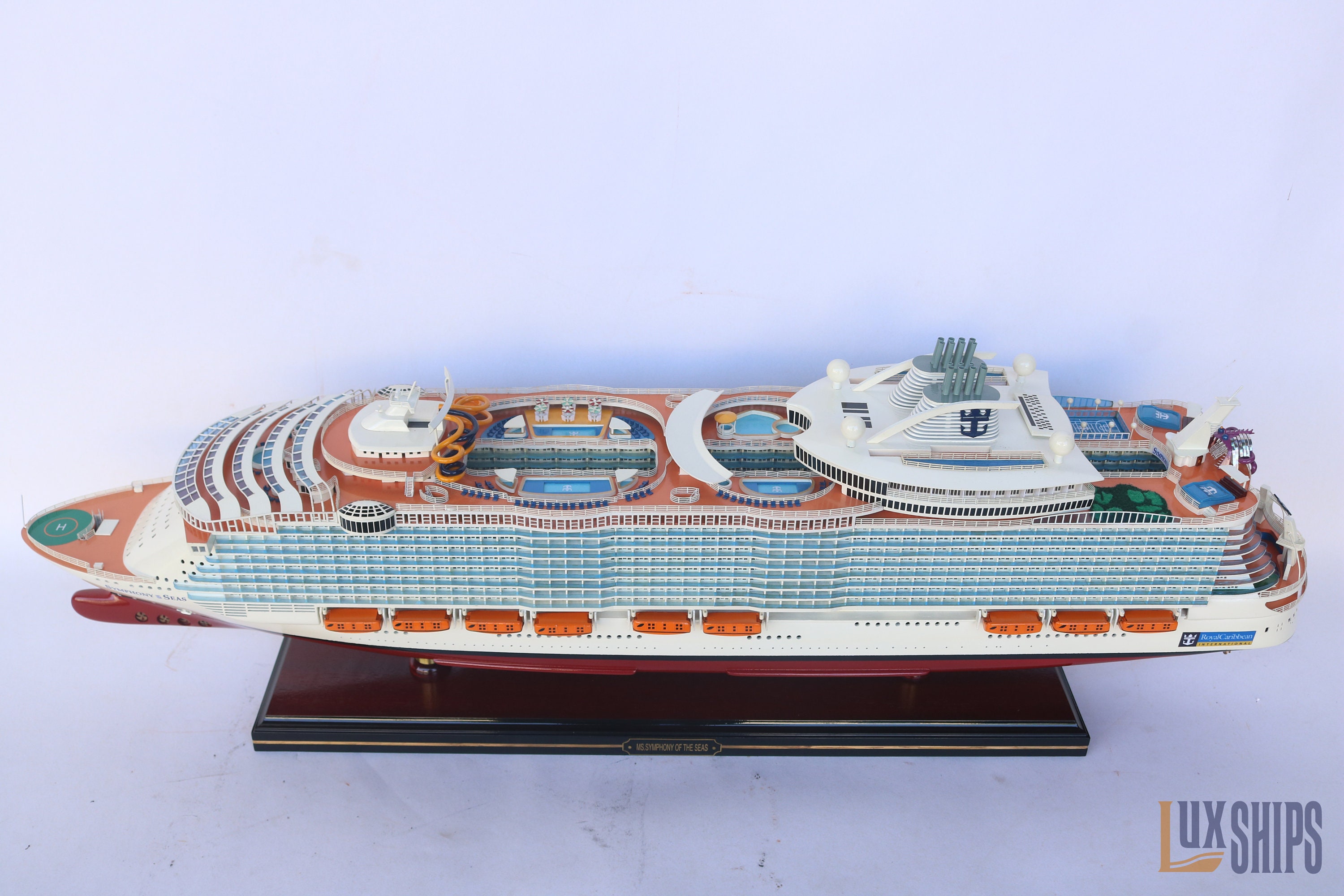 MS Symphony of the Seas Ship Model, Royal Caribbean Model Ship - Etsy