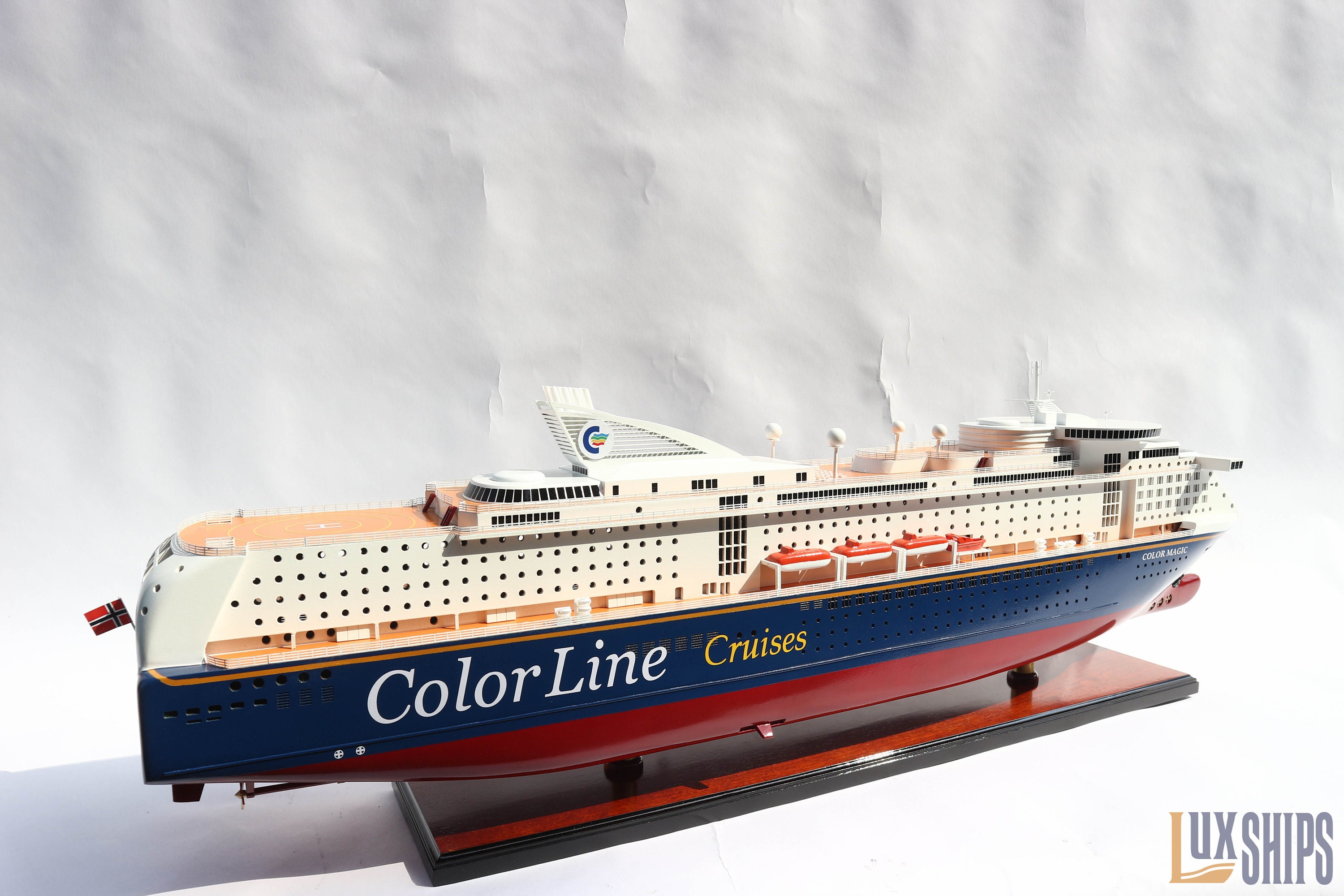 MS Color Magic Ship Model MS Color Magic Cruise Model Ship - Etsy