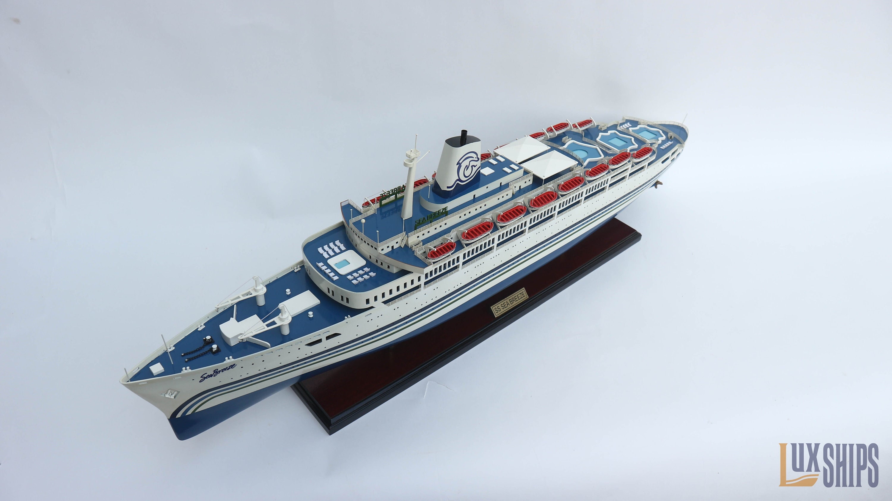 SS Sea Breeze Ship Model - SS Seabreeze Model Ship - Etsy