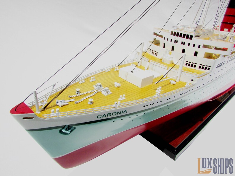 RMS Caronia Ship Model RMS Caronia Wood Ship Model - Etsy