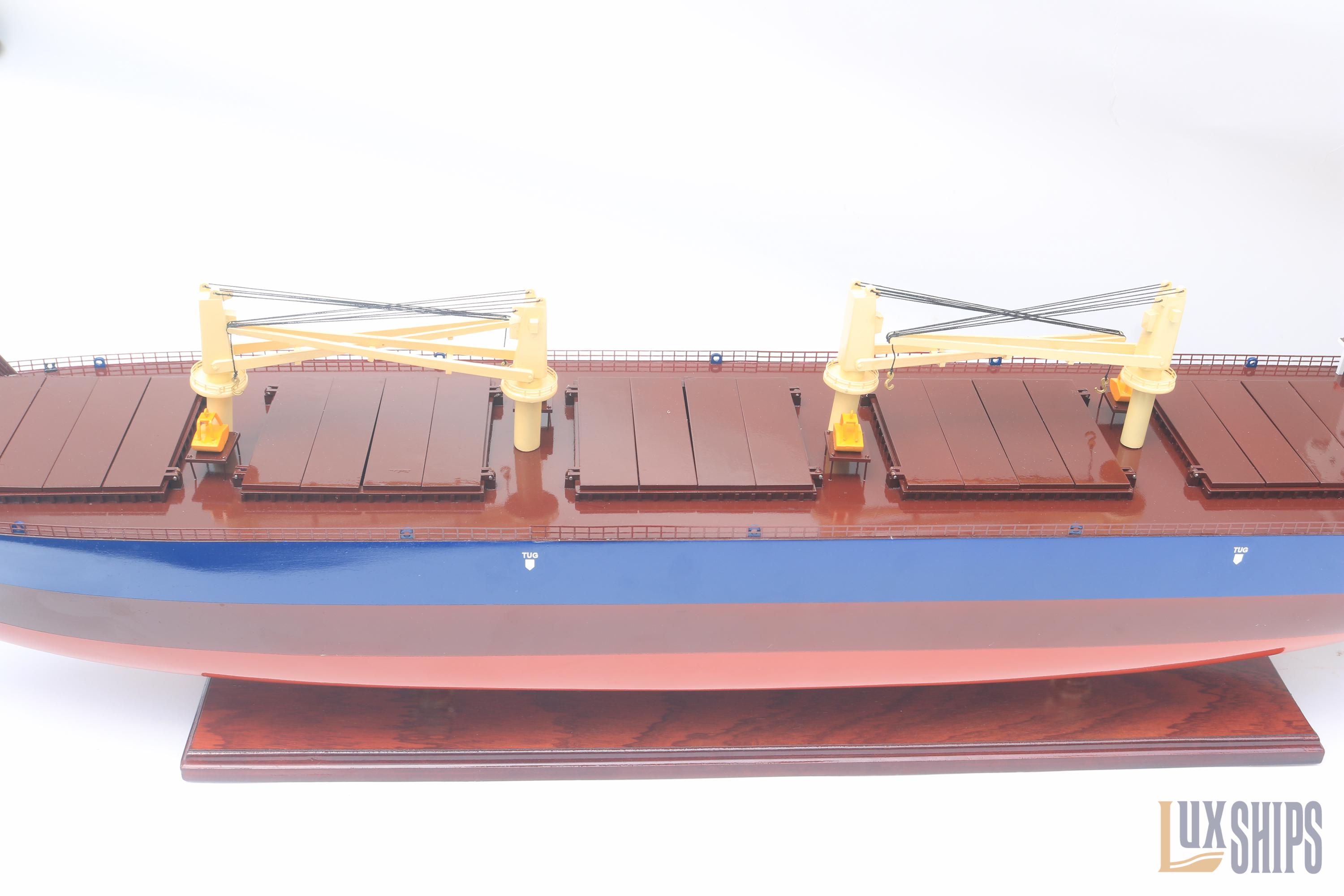 102cm Jera Bangkok Bulk Carrier Model – Handmade Wood Ship – Marine ...