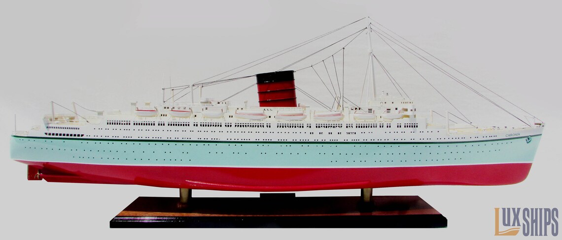RMS Caronia Ship Model RMS Caronia Wood Ship Model - Etsy