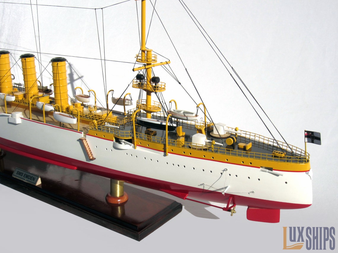 SMS Emden Ship Model SMS Emden Model Ship - Etsy