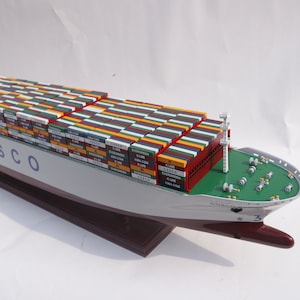 COSCO EUROPE Container Ship Model 39" - Cosco Model Ship ...