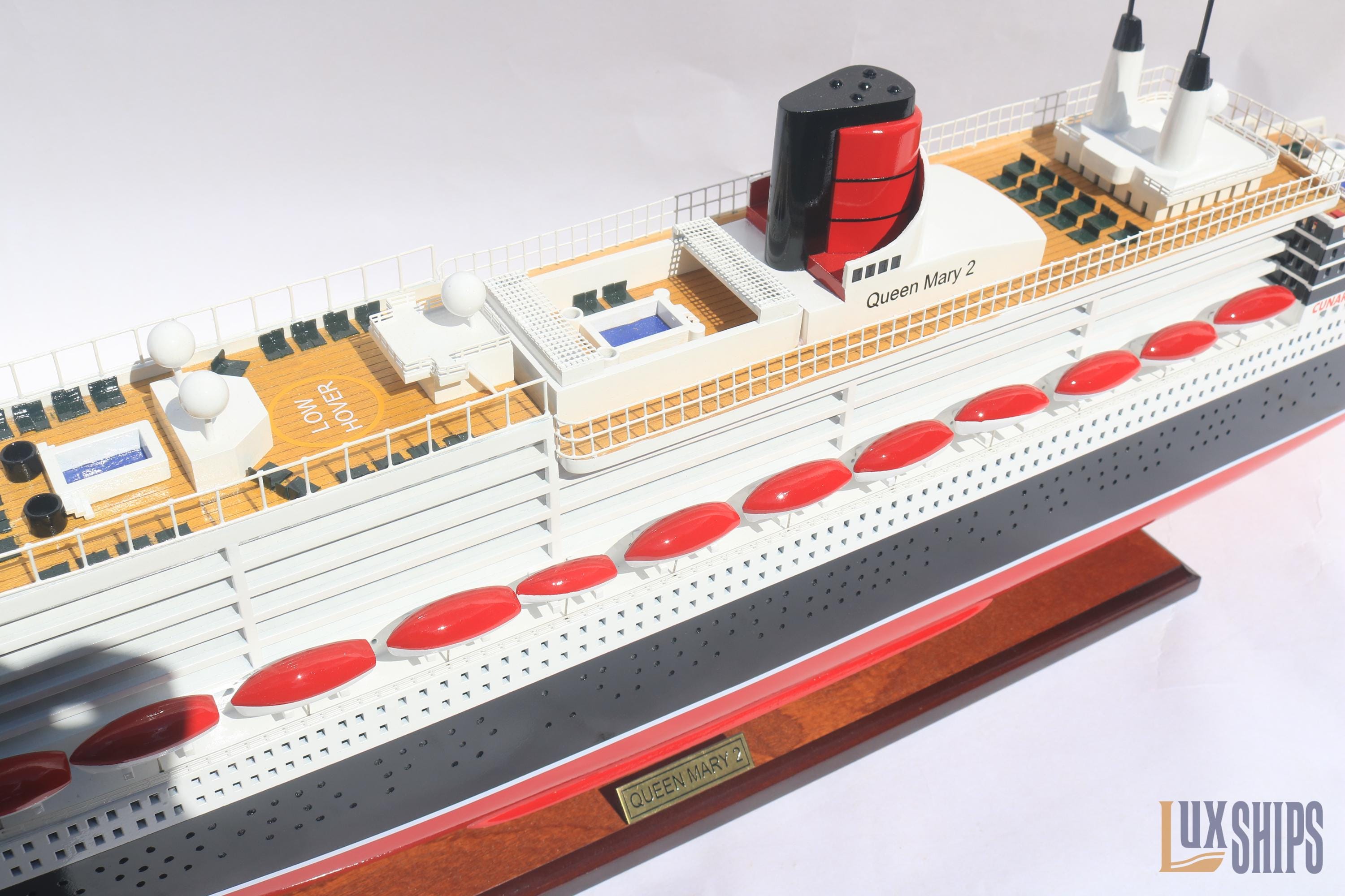 RMS Queen Mary 2 Ship Model 102cm (40") - Wooden Ship Model is for Sale ...