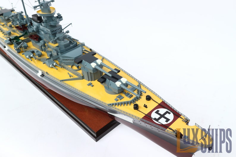 Bismarck Ship Model Bismarck Wooden Ship Model - Etsy
