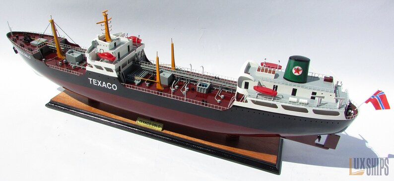 TEXACO OSLO Model Ship - Etsy