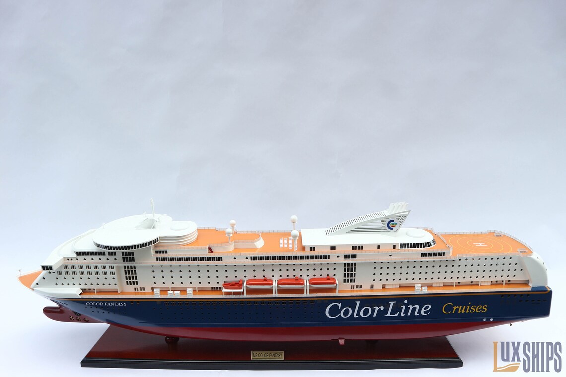 MS Color Fantasy Ship Model MS Color Fantasy Cruise Model | Etsy