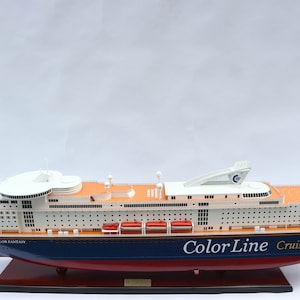 MS Color Fantasy Ship Model - MS Color Fantasy Cruise Model Ship - Etsy