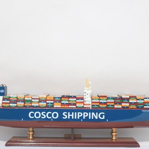 COSCO SHIPPING Container Ship Model 72cm - Personalization Your Name - Etsy