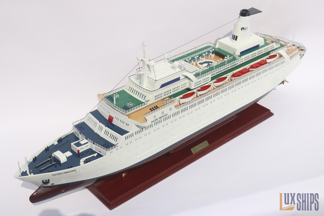 MS Pacific Princess Ship Model, Wooden Model Ship is for Sale - Etsy UK