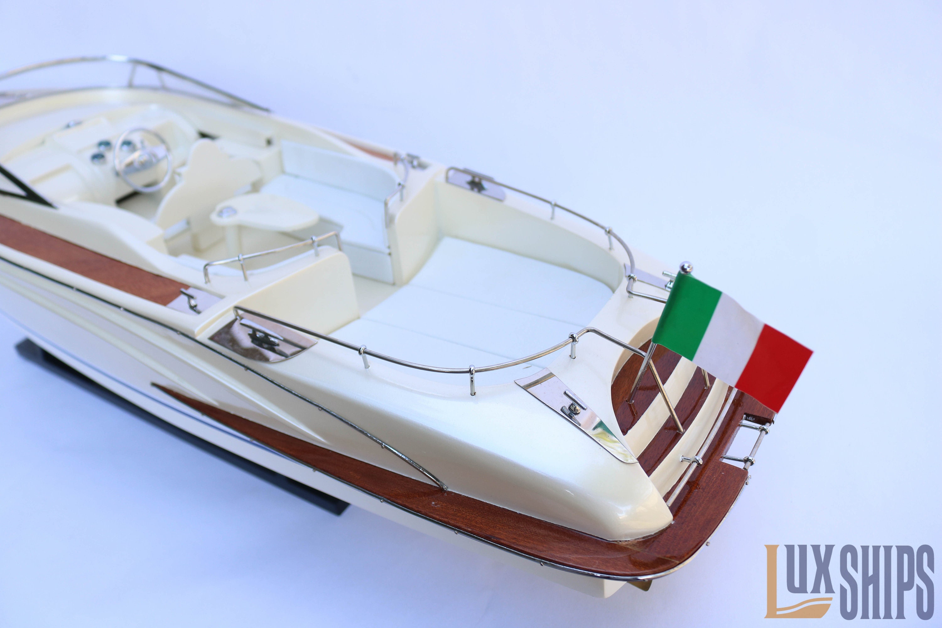 Riva Rama Ship Model 35.43 90cm White Pearl - Etsy