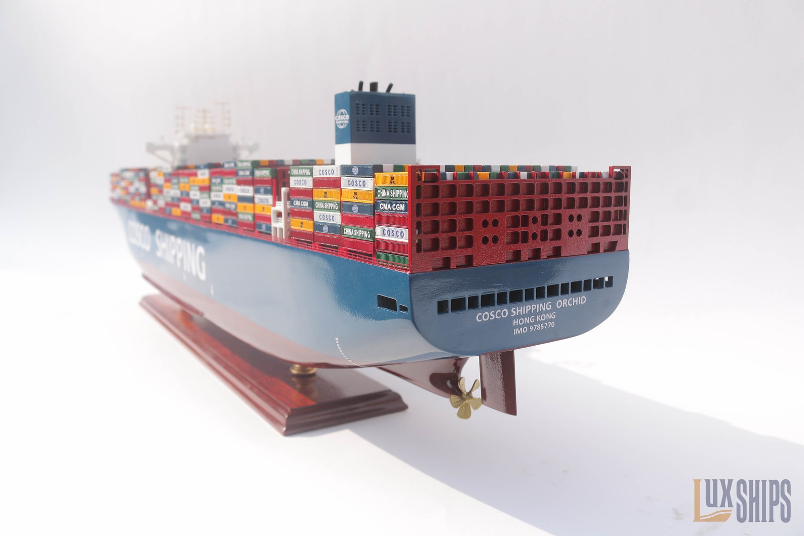 Cosco Container Ship Model 39" - Cosco Model Ship - Personalization ...