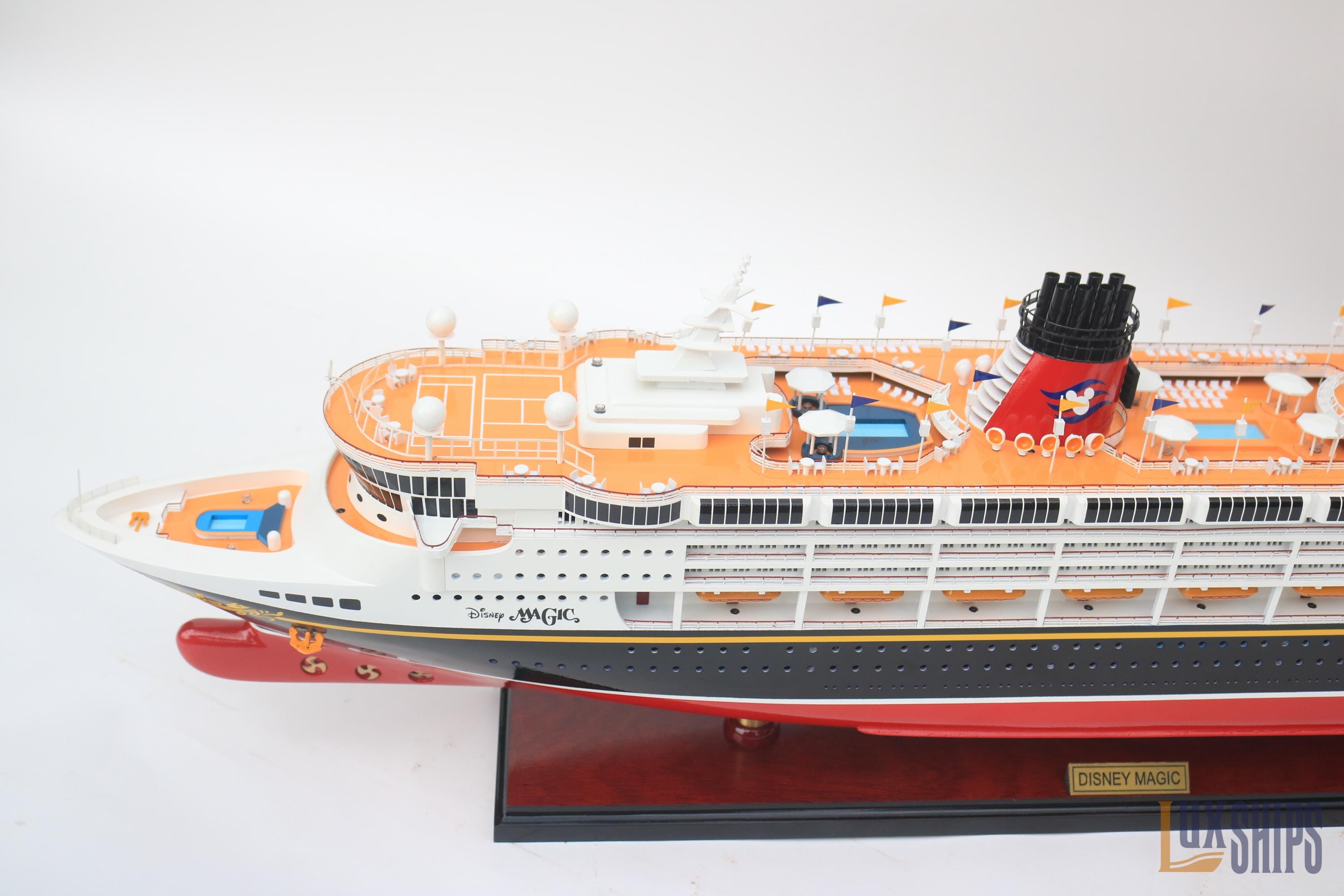 39" Disney Magic Cruise Ship Model – Illuminated Luxury Collectible ...