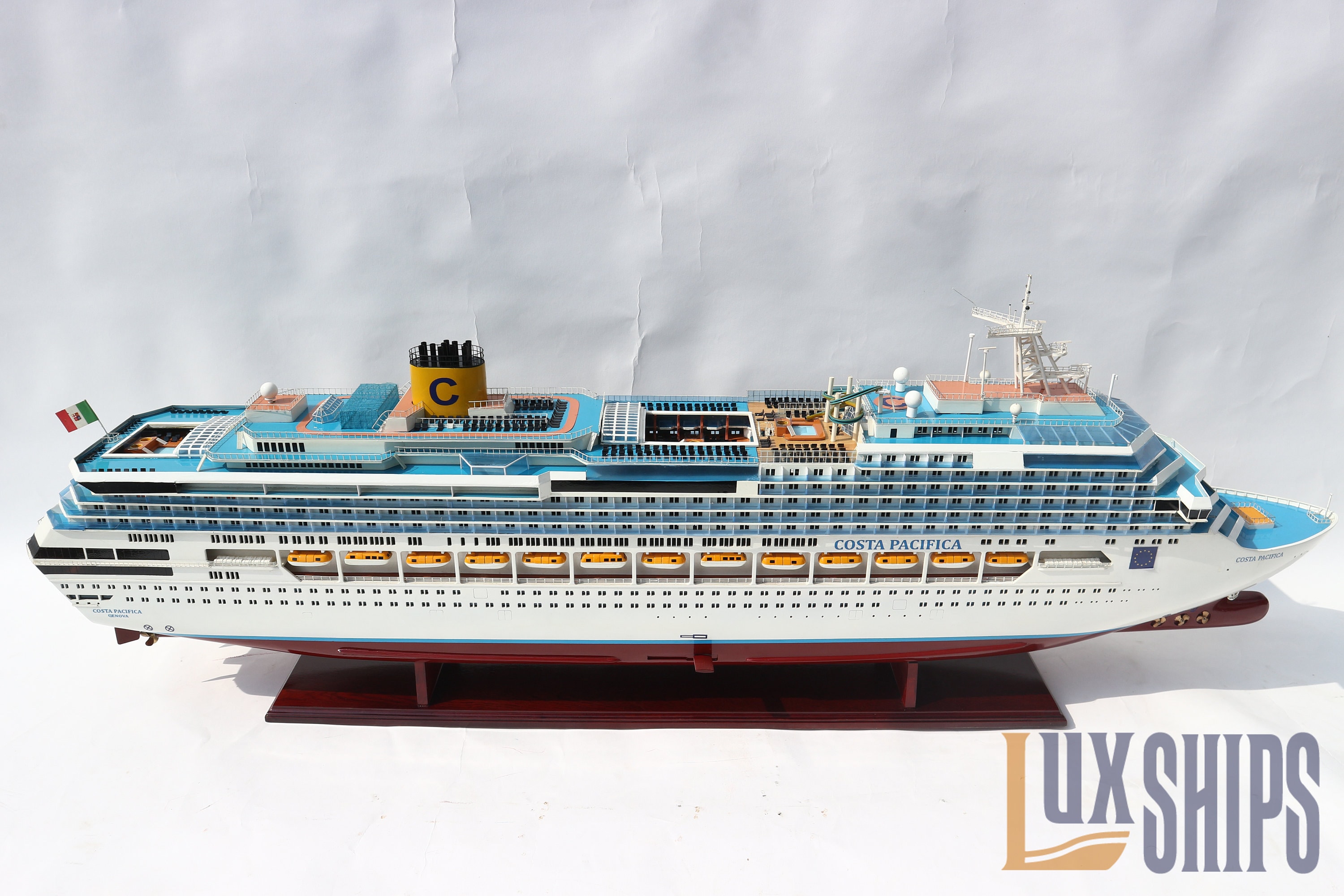 Costa Pacifica Ship Model Costa Pacifica Model Ship - Etsy